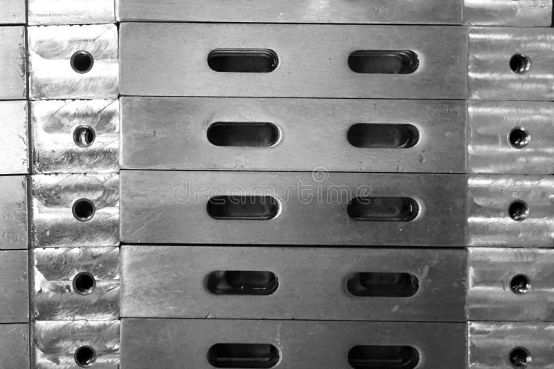 Stack of steel plate stock photo. Image of design, industry - 125299578