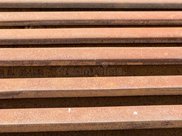 Stack of steel railway stock image. Image of railroad - 106066243