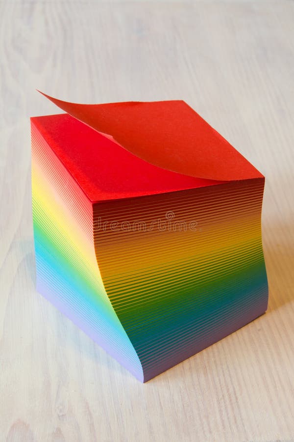 Stack of Sticky Note Pads stock image. Image of notesn - 77140605