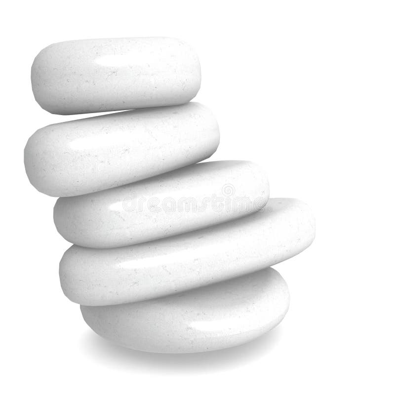 Stack of stone stock illustration. Illustration of used - 44354693