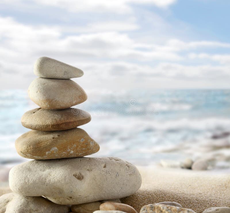 Stack of stones stock image. Image of peace, spiritual - 7160909