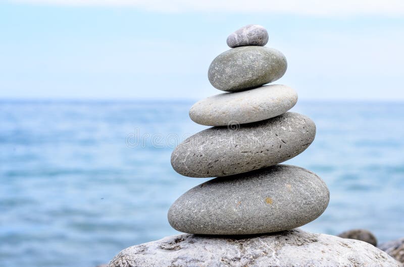 Stack of Stones from Biggest To Smallest Size Stock Image - Image of ...
