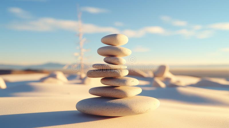 Stack of Stones HD 8K Wallpaper Stock Photographic Image Stock ...