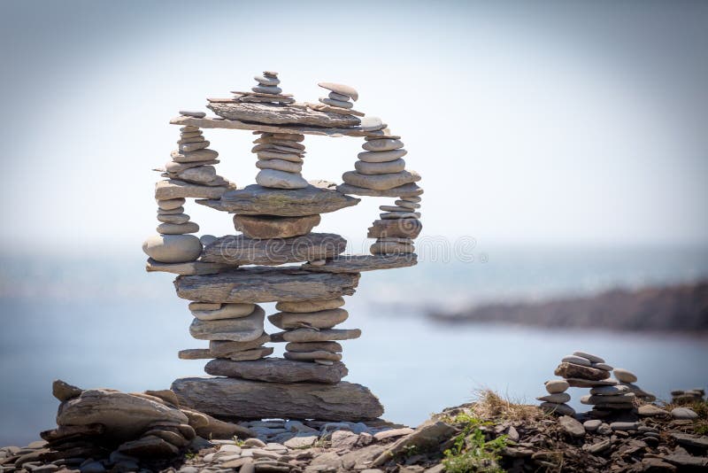 Stone Stack stock photo. Image of abstract, group, pile - 100091052
