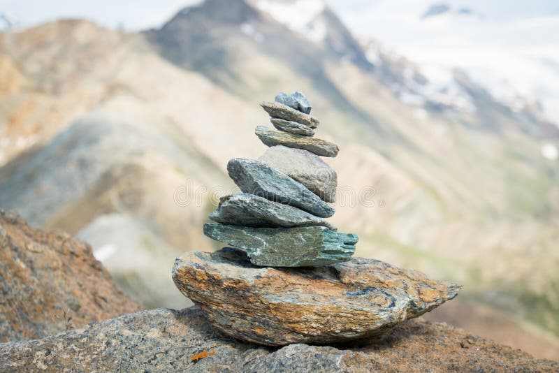 Stack of stones stock image. Image of field, landscape - 45483043
