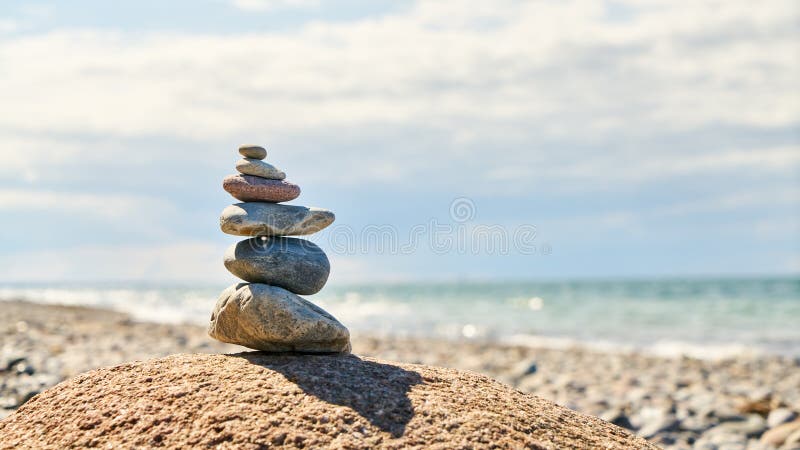 Stack of zen stones stock image. Image of peace, care - 27556169