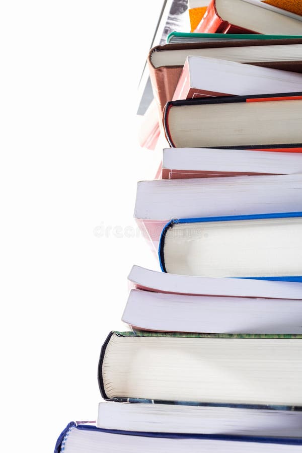 Stack of study books stock photo. Image of hand, background - 1718612