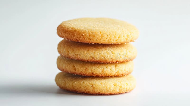 Stack of Sugar Cookies stock image. Image of white, surface - 363777213