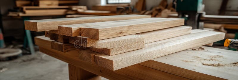 Stack of Sustainable Wood Planks Eco-Friendly Building Materials at ...