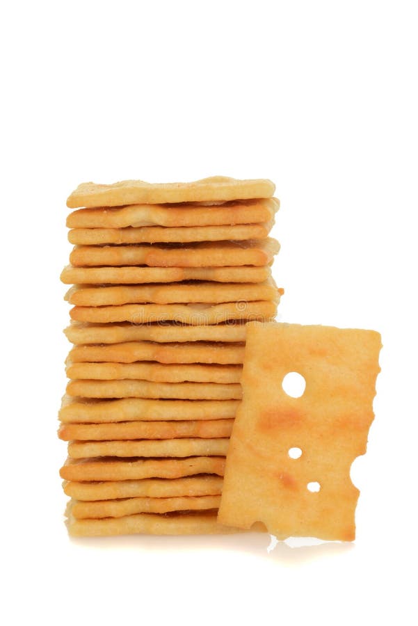 Stack swiss cheese cracker stock photo. Image of healthy - 55106226