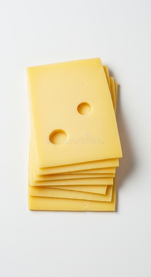 A Set of Cheese Slices.Cheese of Various Shapes Stock Illustration ...