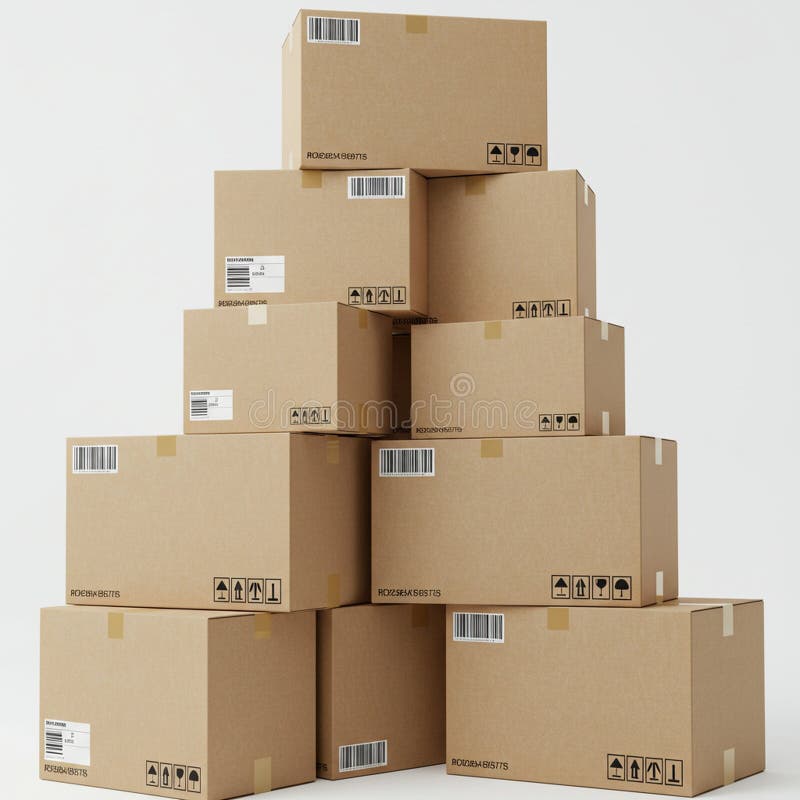 Cardboard Boxes Various Sizes Stock Illustrations – 504 Cardboard Boxes ...