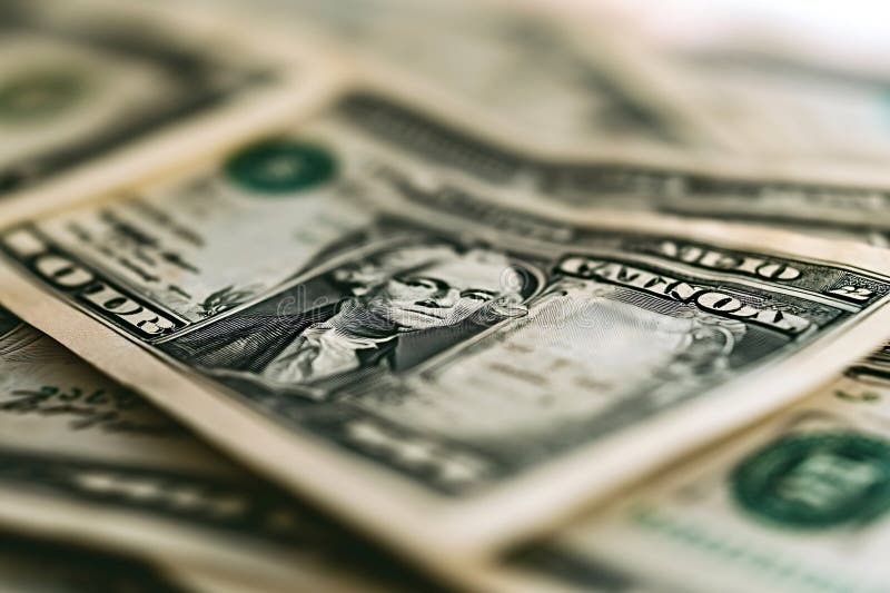 Stack of Ten Dollar Bills Showing Alexander Hamilton Stock Image ...