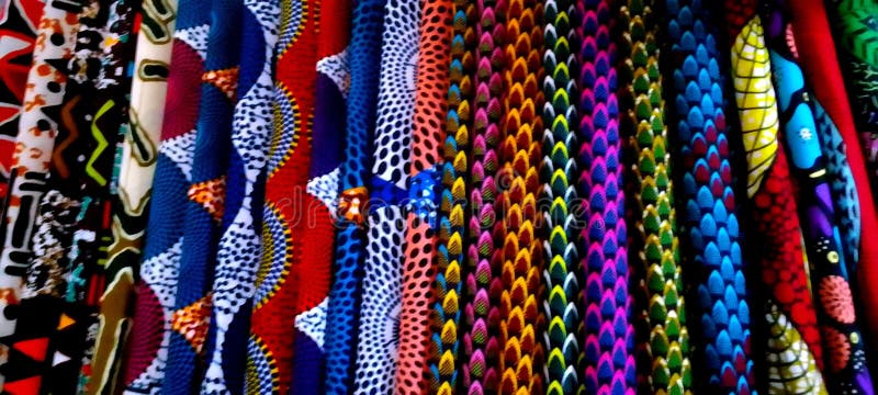 Stack of Textile Clothes for Sale in a Shop Stock Photo - Image of mall ...