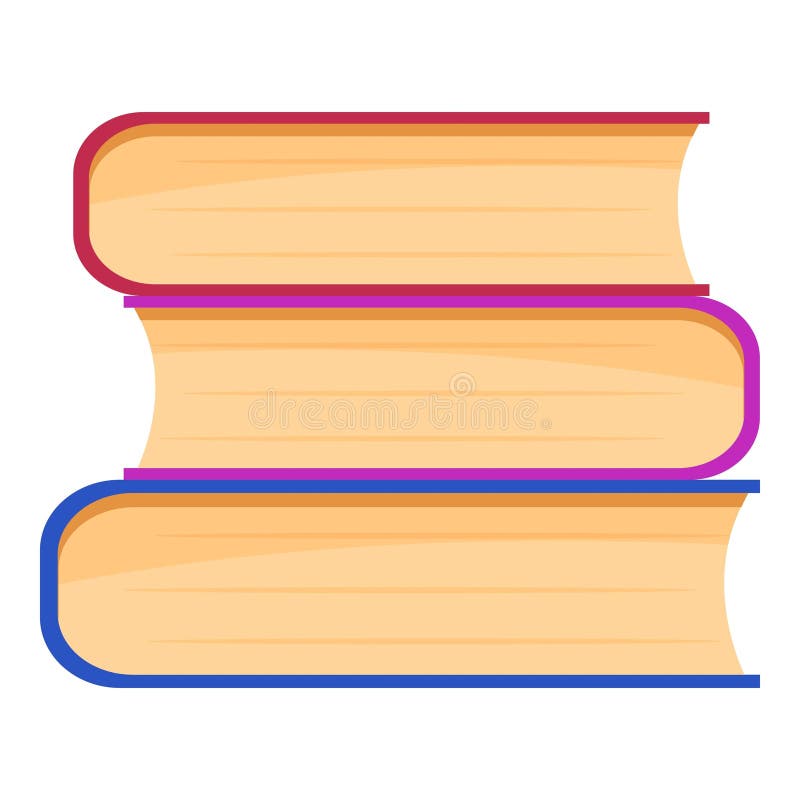 Stack of Three Books Forming a Staircase for Self Improvement Stock ...