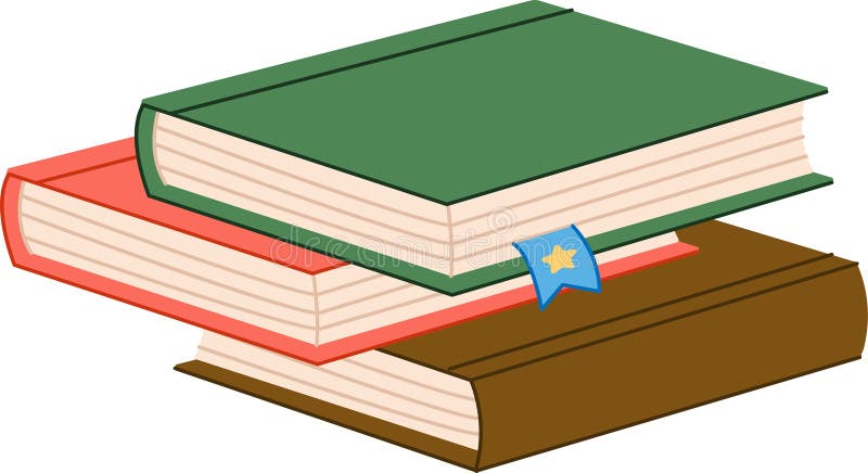 Stack of Books Line Drawing Stock Vector - Illustration of academic, learning: 396437236