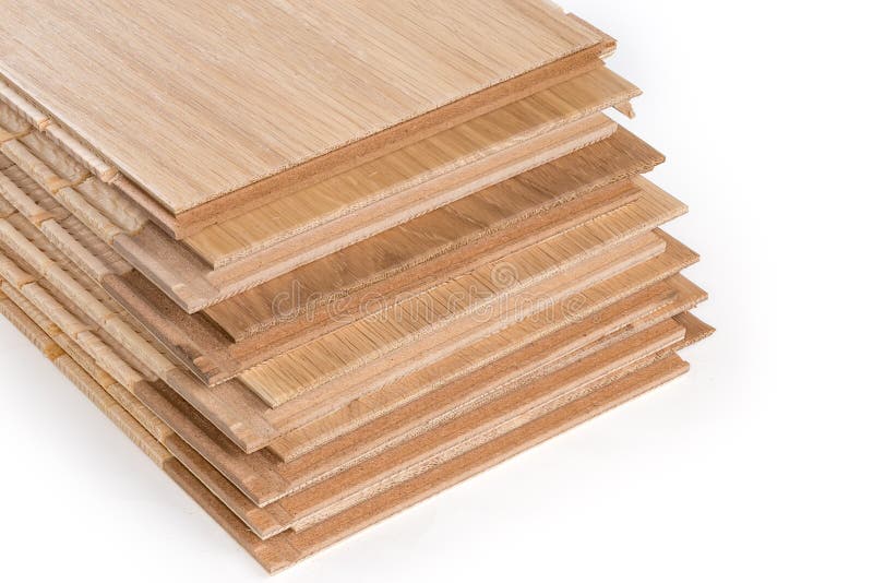 Oak Engineered Wood Flooring Boards Stack, Fragment of End Parts Stock ...