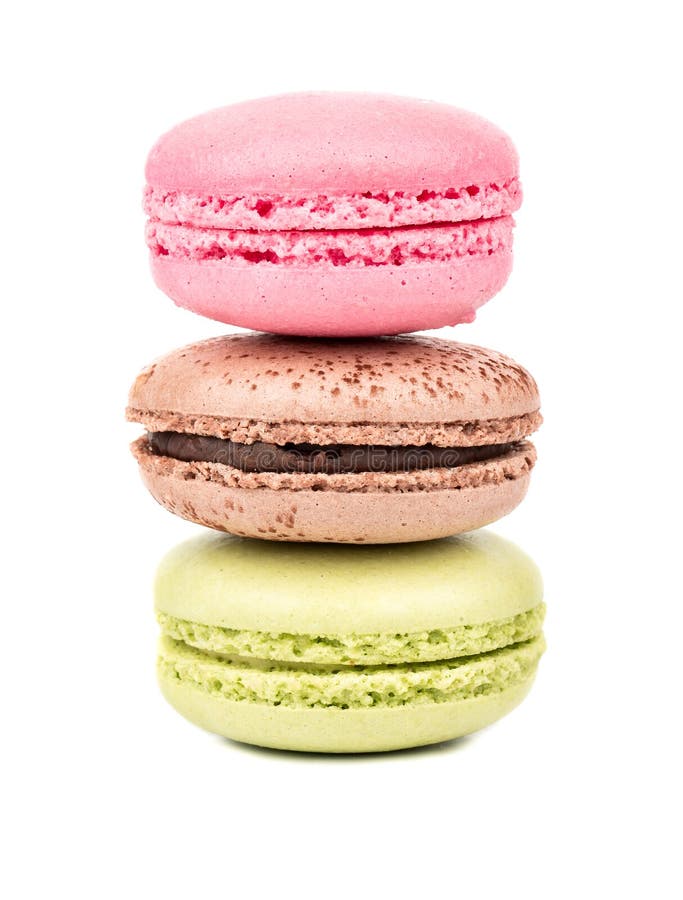 Stack of three macaroon stock photo. Image of france - 84472700