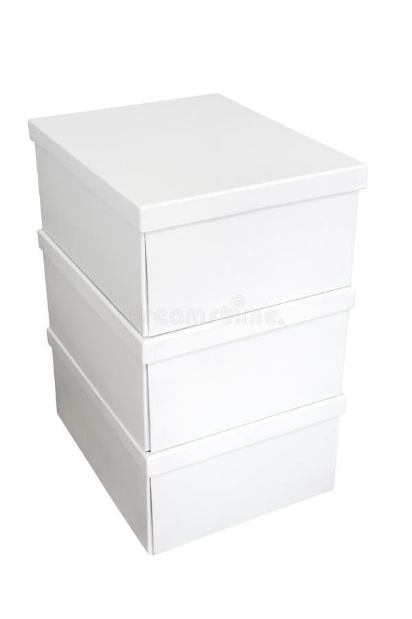 White File Boxes stock photo. Image of home, labeled, office - 4034340