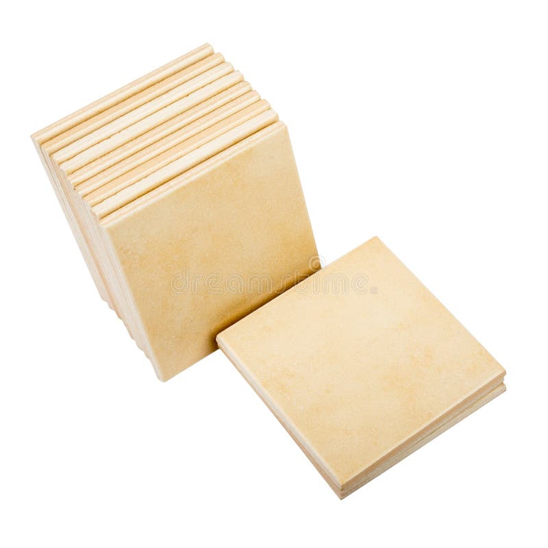 Set of tiles, side view stock image. Image of ceramics - 62133977
