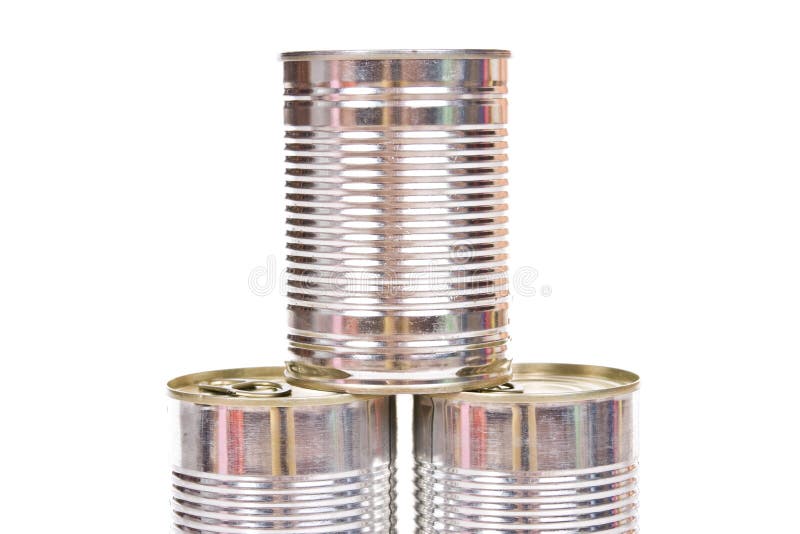 Stack of tins stock photo. Image of pack, meal, product - 9105504
