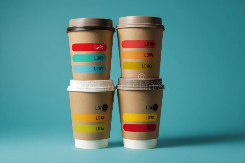 Colorful Caffeine Level Indicators Stock Photos - Free & Royalty-Free ...