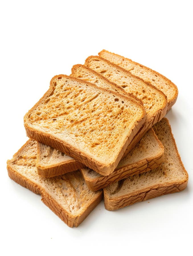 Stack Toasted Bread Light Brown Color Stock Photos - Free & Royalty ...