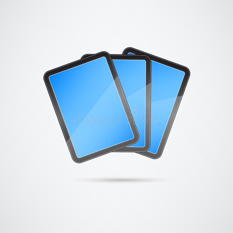 Touch screen pad device stock vector. Illustration of device - 14056966