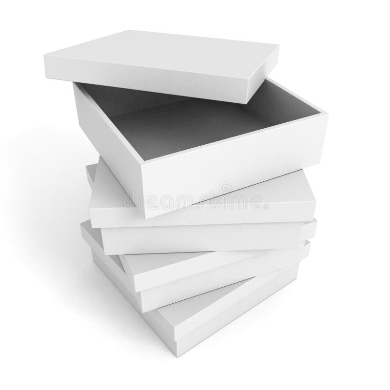 3d White Man with Opened Green Recycle Trash Can Stock Illustration ...