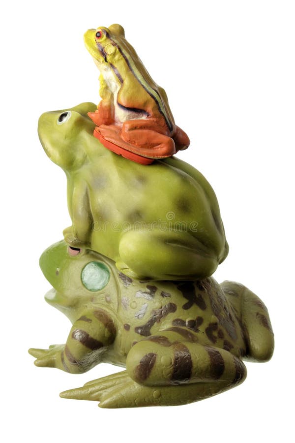 Stack of frogs stock photo. Image of happy, decorative - 11152588