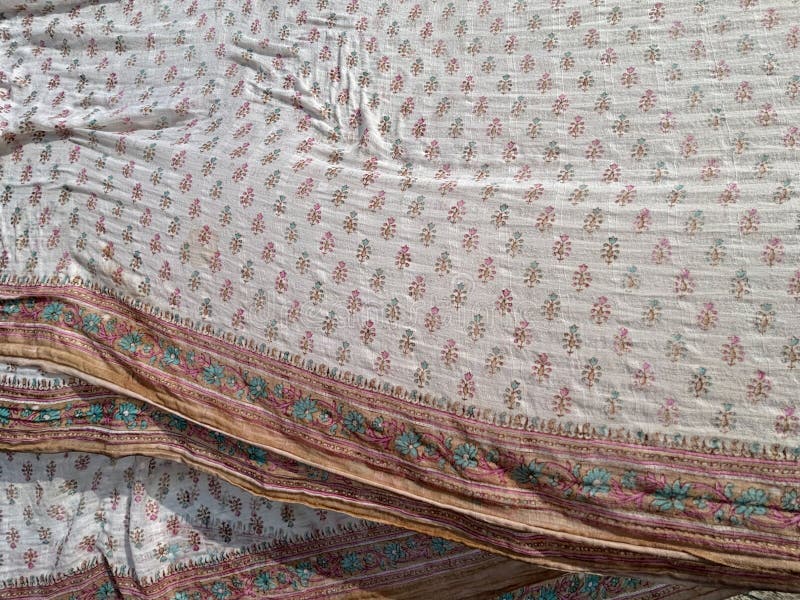 Stack of Traditional Sari in India Stock Image - Image of weaving ...