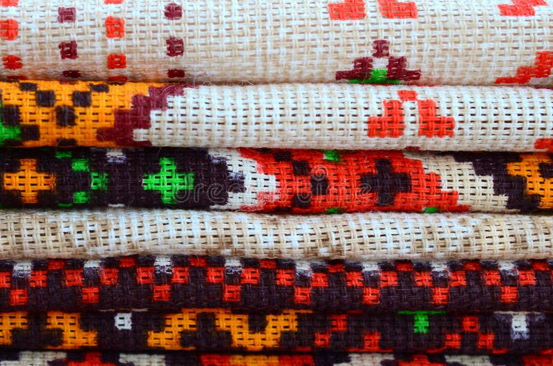 Stack of Traditional Ukrainian Folk Art Knitted Embroidery Patterns on ...