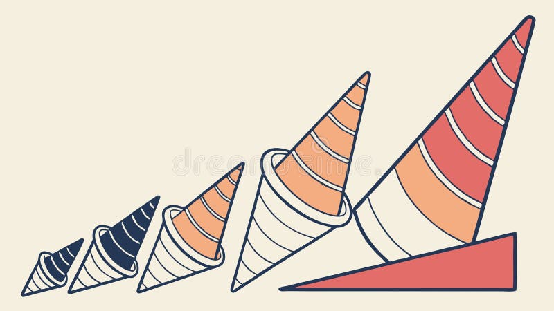 Stack of Traffic Cones, Obstacle Course Vector Graphic, Vector Design ...