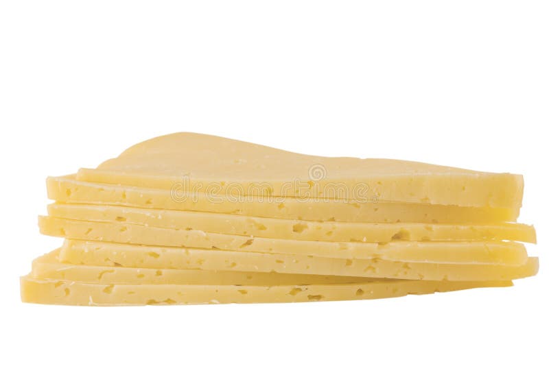 Stacked Triangular Pieces of Cheese Stock Image - Image of piece, stack ...