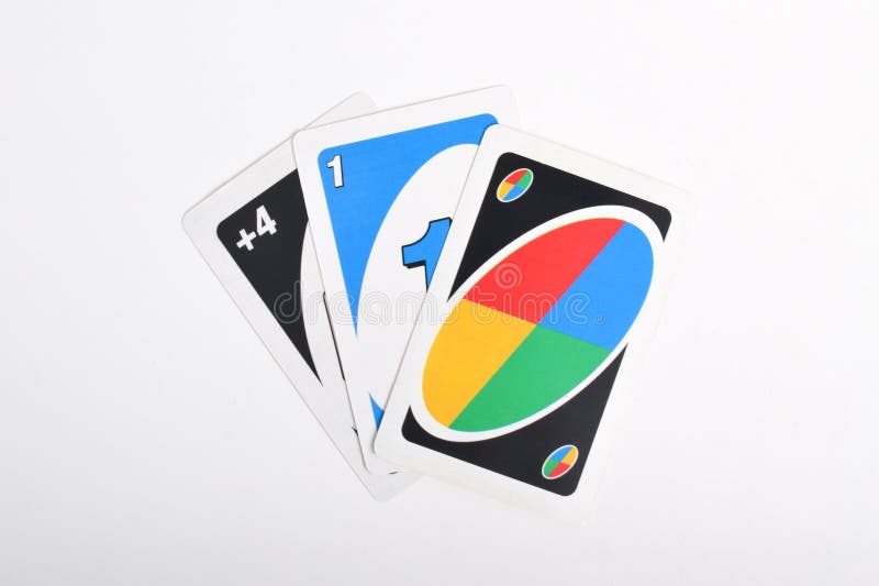 Stack of UNO Game Cards on White Background Editorial Photo - Image of ...