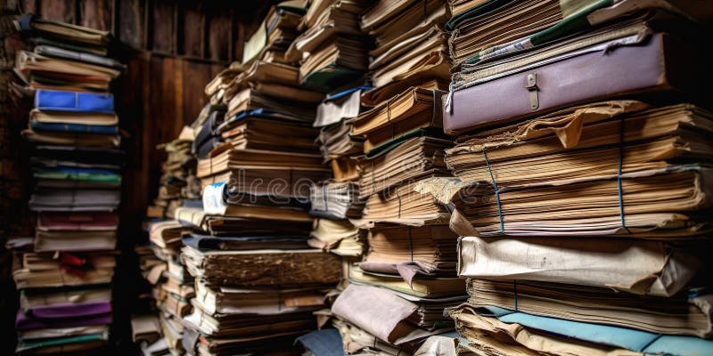 A Stack of Unsolved Case Files, Symbolizing the Issue of Backlog and ...