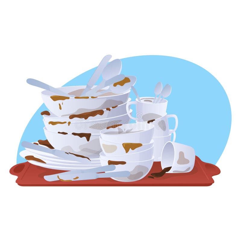 Stack Of Dishes Clip Art