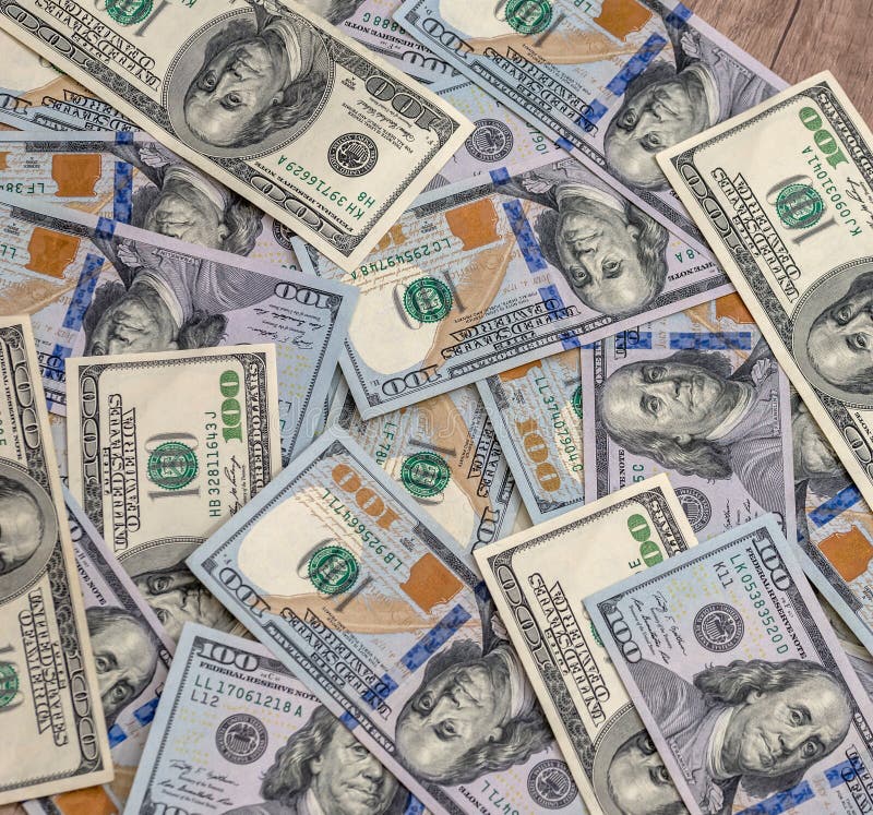 Stack of us dollar bills stock photo. Image of bill - 108038862