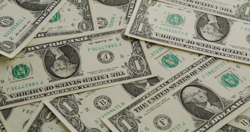 Stack of USD Paper Banknote Stock Photo - Image of business, exchange ...