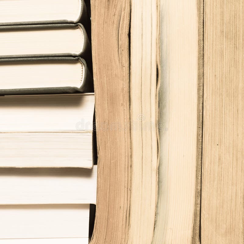 Stack of used old books stock photo. Image of college - 67636090