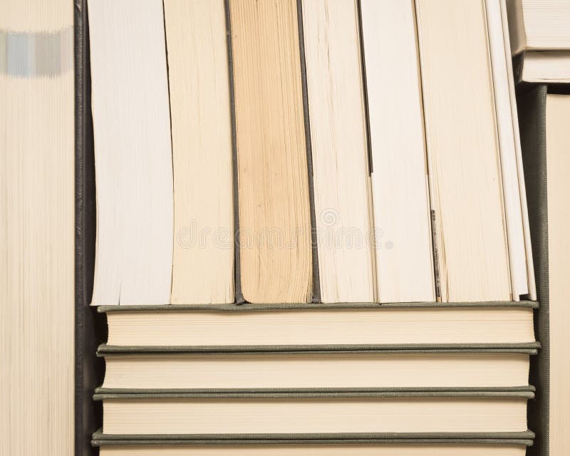 Stack of used old books stock image. Image of rustic - 67636235