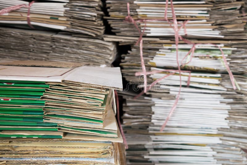 Stack of used paper stock photo. Image of package, heap - 141729840