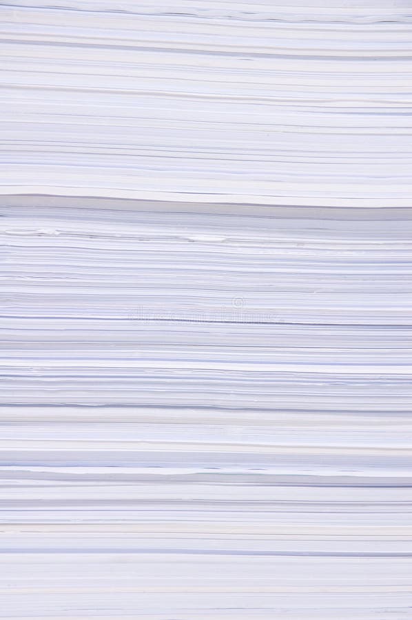 Stack of Used Paper for Reuse Stock Image - Image of papers, heap: 44685925