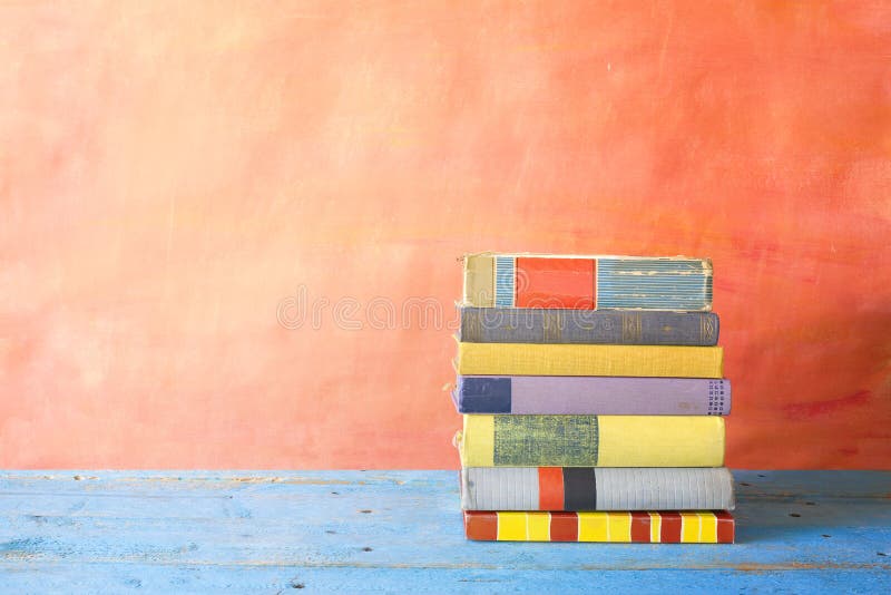 Stack of various books stock photo. Image of studying - 74594200