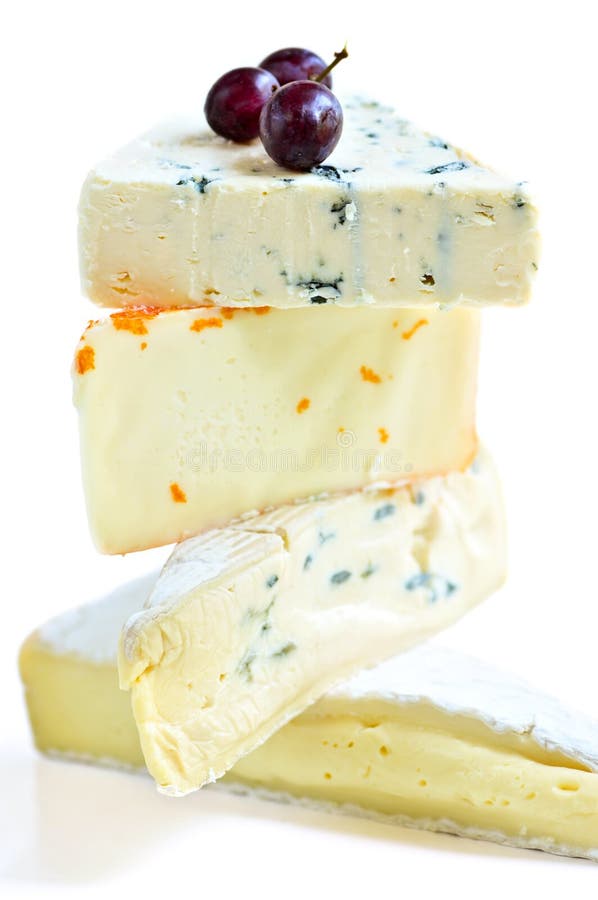Stack of various cheeses stock image. Image of background - 6806639