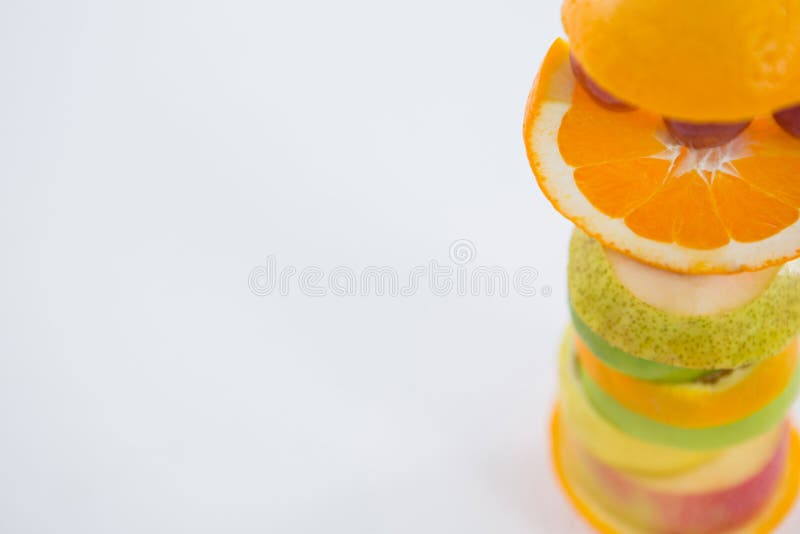 Stack of Various Fruits Slices Stock Photo - Image of seeds, freshness ...