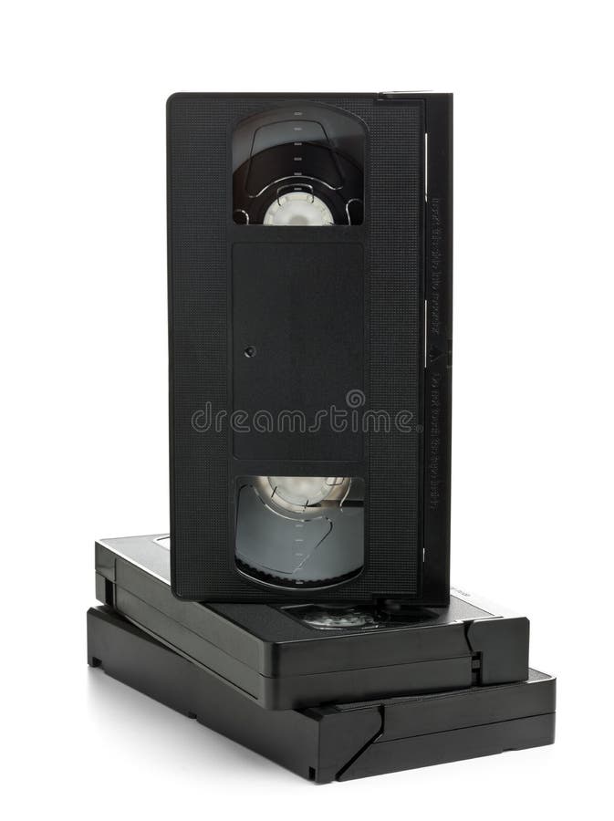Stack of Video Home System Movie Cassettes Stock Photo - Image of home ...