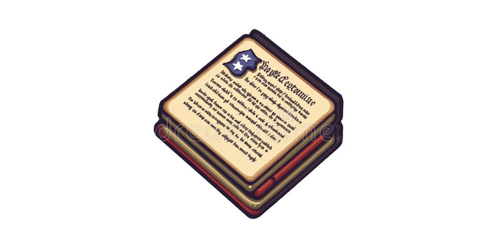 Stack of Vintage Booklets with Old-fashioned Script Isolated on ...