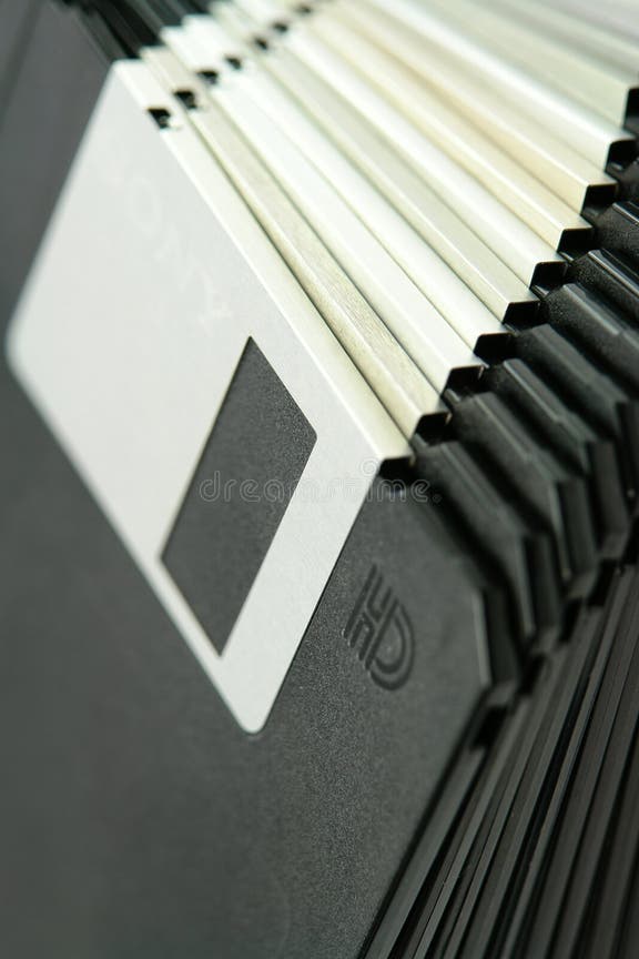 Stack of Vintage Floppy Drives Stock Image - Image of black, memory ...