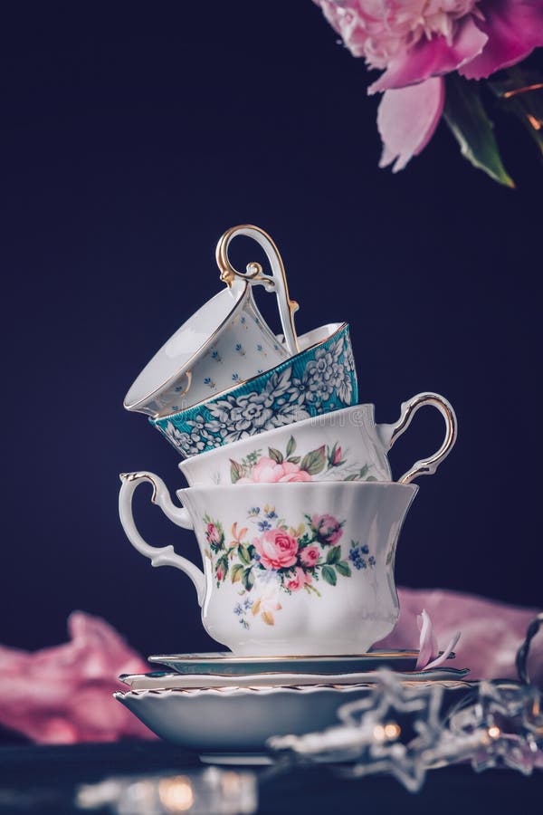 Vintage Tea Cups Photography